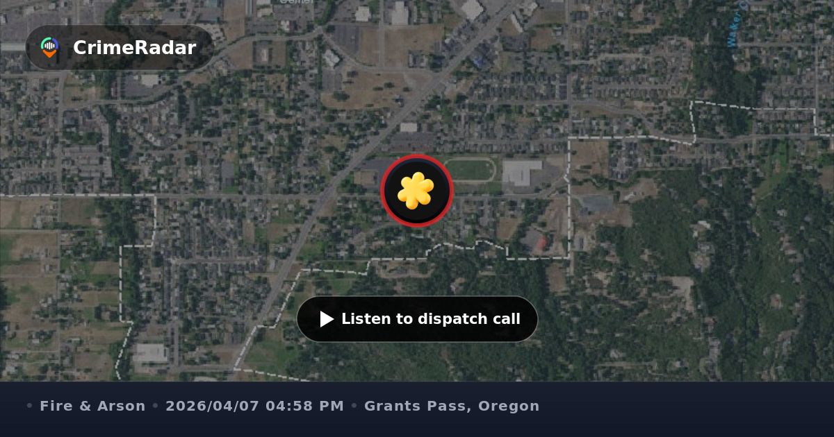 Fire response on Harbeck Road near dead end, Grants Pass OR | CrimeRadar