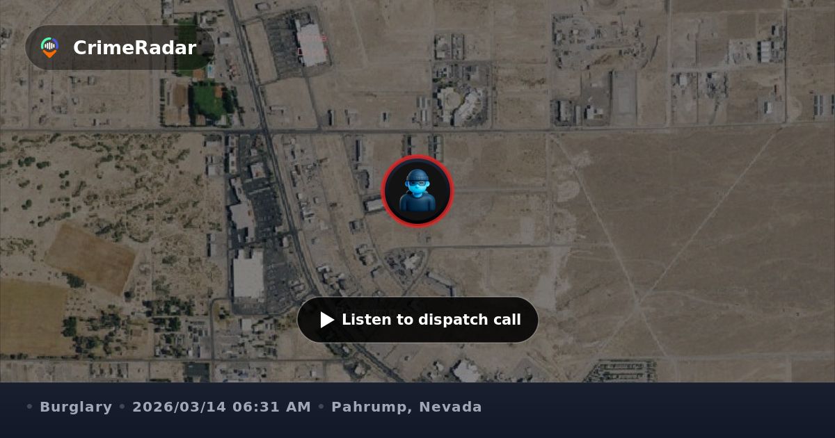 Alarm at closed pawn shop on South Highway 160, Pahrump NV | CrimeRadar