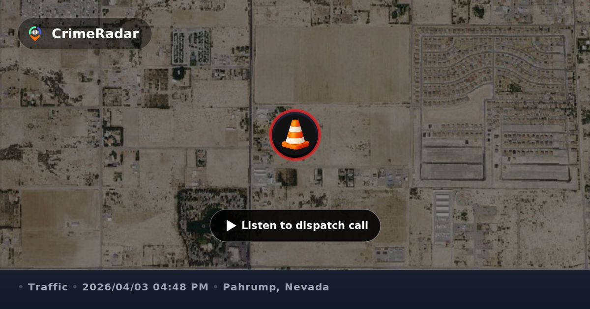 Driver detained after short vehicle pursuit, Pahrump NV | CrimeRadar