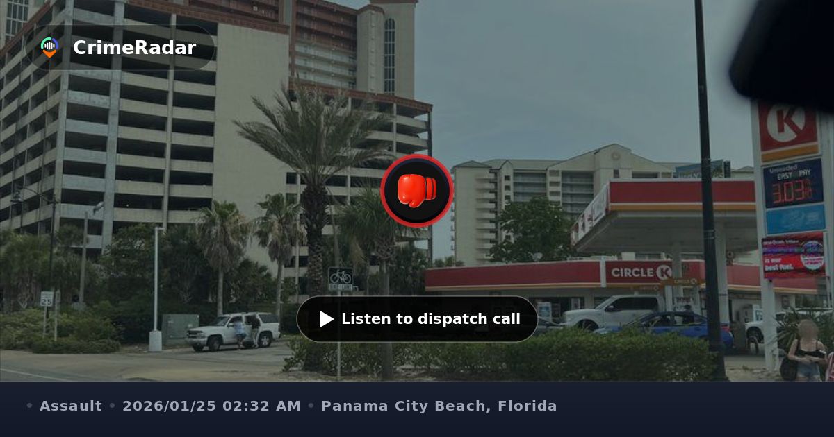 Medical response to possible assault near Cliff Stager, Panama City ...