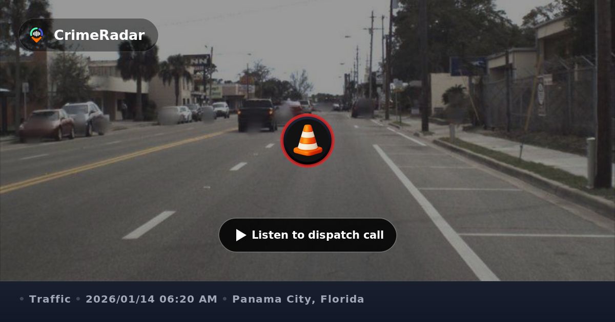 Traffic accident near 10th and Harrison, Panama City FL | CrimeRadar