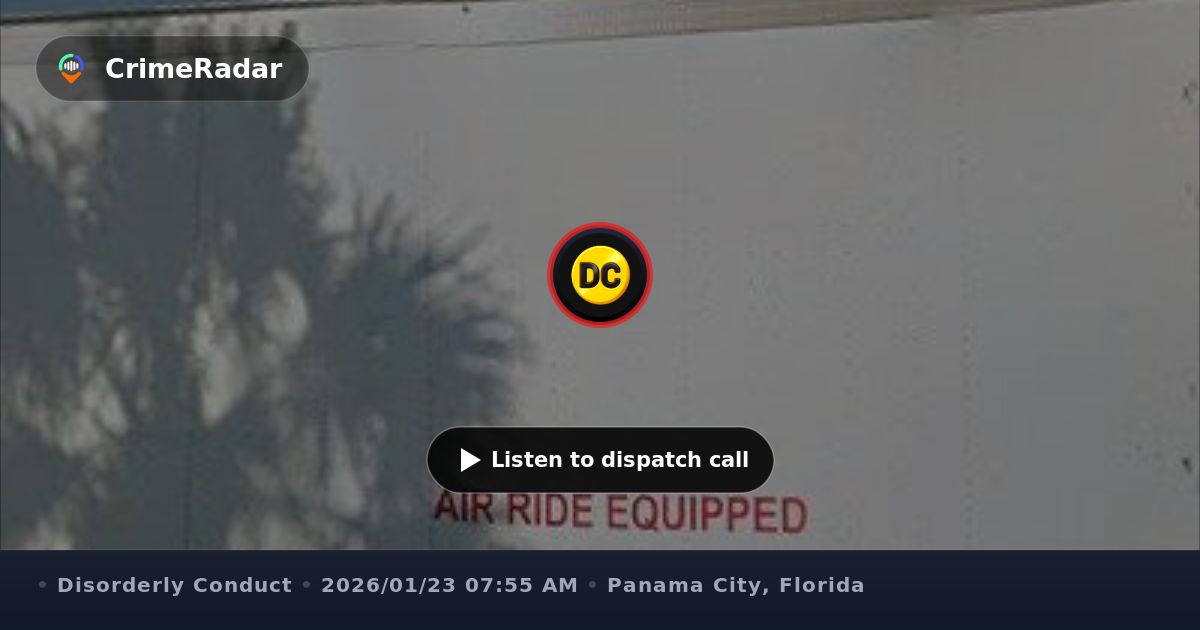 Security requests help for person refusing to leave ER, Panama City FL ...