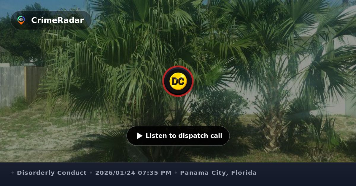 Noise complaint at beachside restaurant, Panama City FL | CrimeRadar