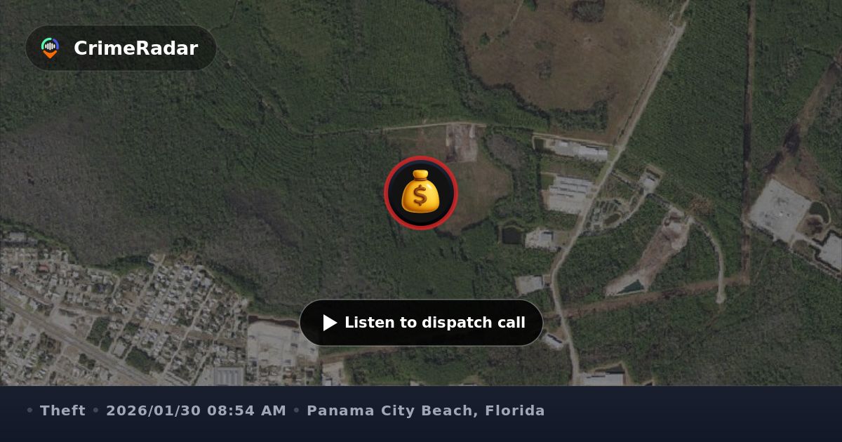 Possible theft involving vendor near Panama City Beach Pkwy, Panama ...