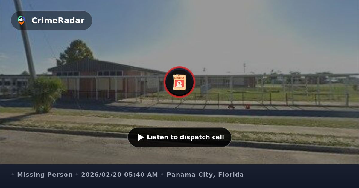 Missing person reported on Jinks Avenue, Panama City FL | CrimeRadar