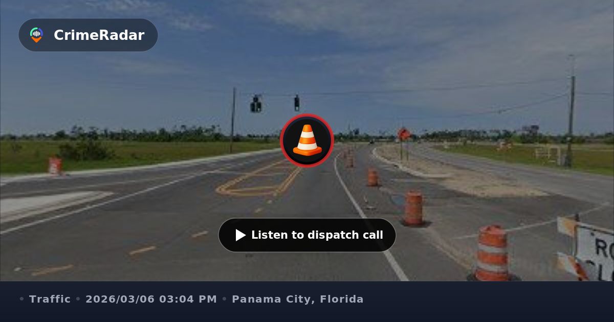 Traffic collision at Baldwin Road and Highway 390, Panama City FL ...