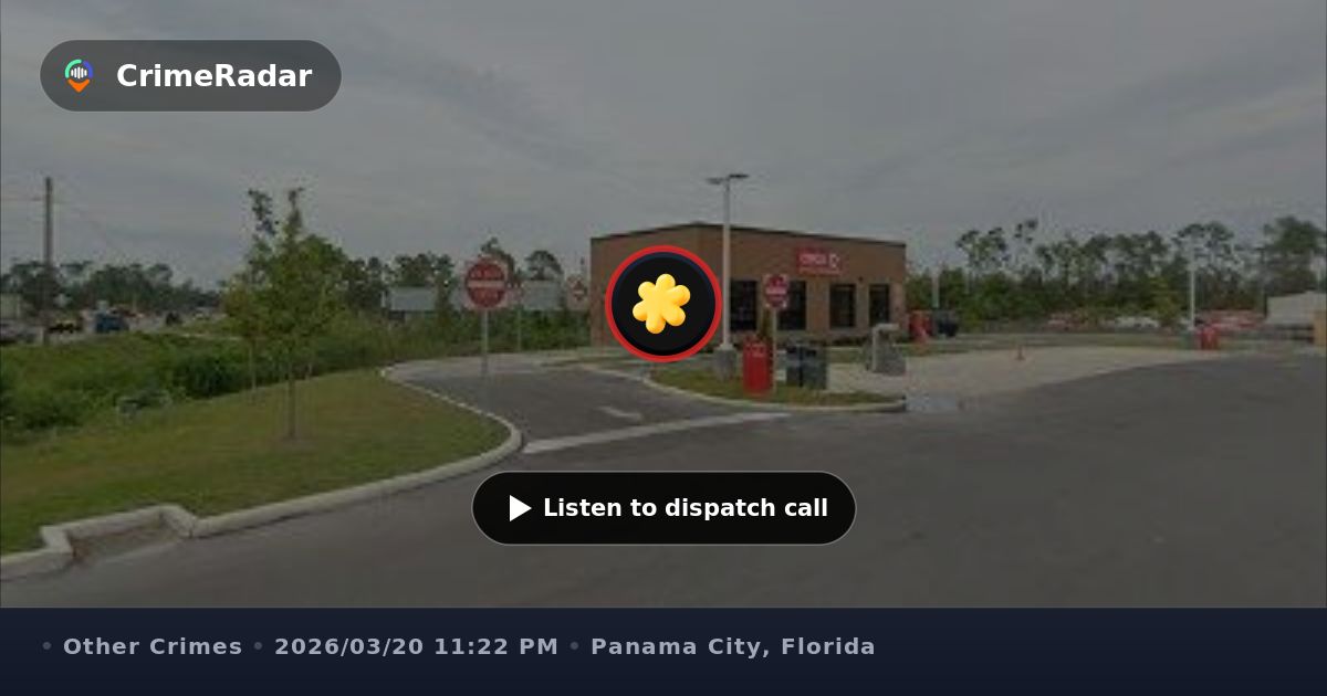 Tow truck picking up California Cycles vehicle, Panama City FL | CrimeRadar