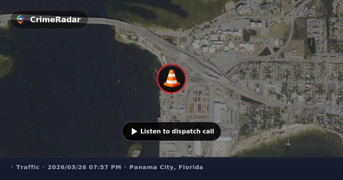 Traffic stop on maroon Mazda sedan, Panama City FL | CrimeRadar