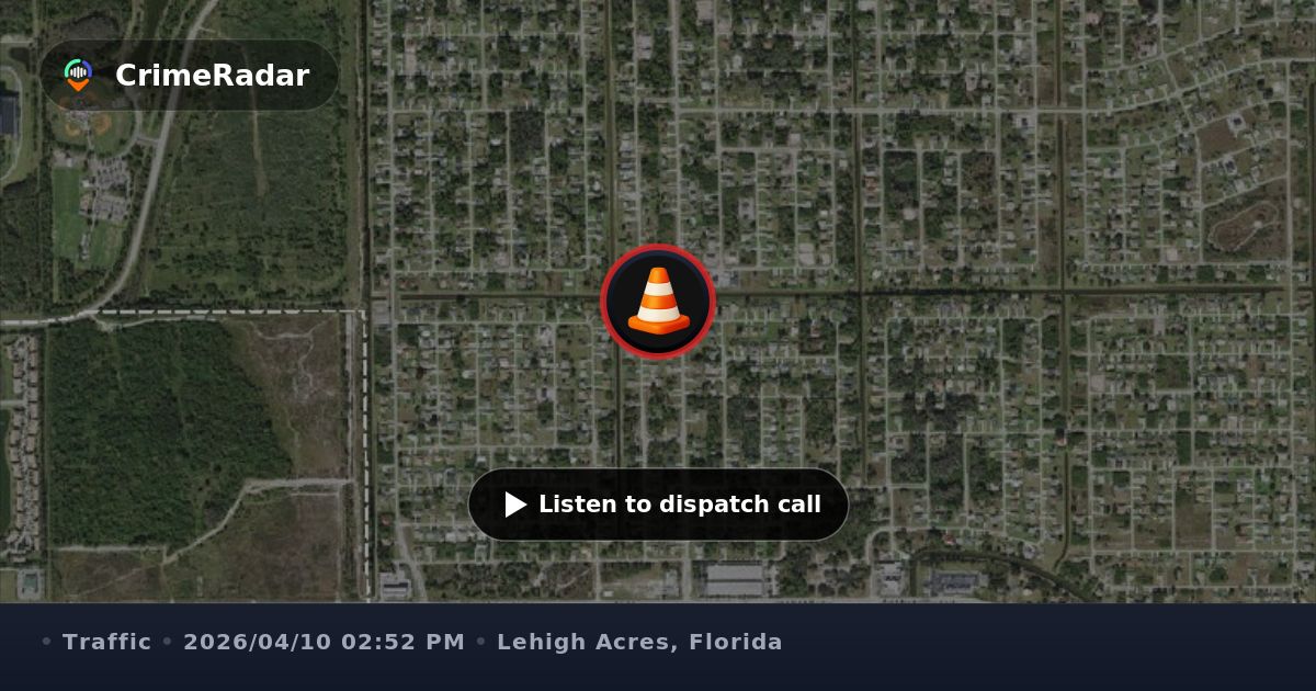 Vehicle crash on Lee Boulevard, Lehigh Acres FL | CrimeRadar