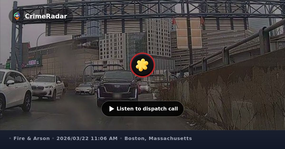 Burning smell on train near Science Park station, Boston MA | CrimeRadar