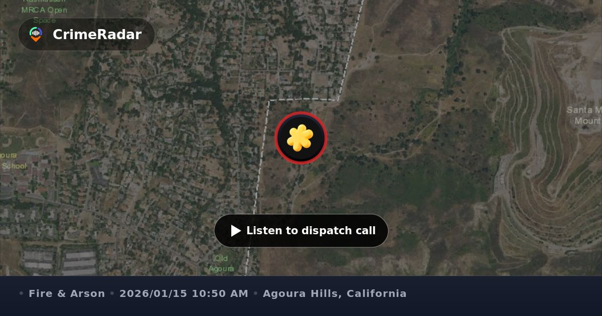 Fire crews investigate structure fire in Agoura Hills, Agoura Hills CA ...