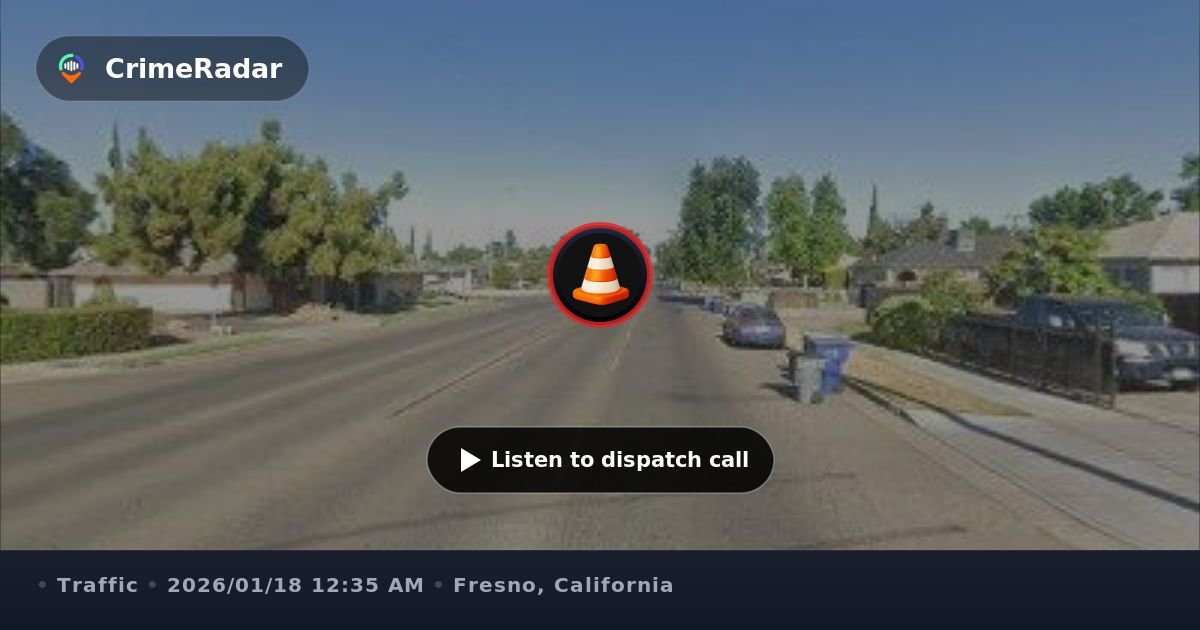 Traffic stop near Valeria and Millard, Fresno CA | CrimeRadar