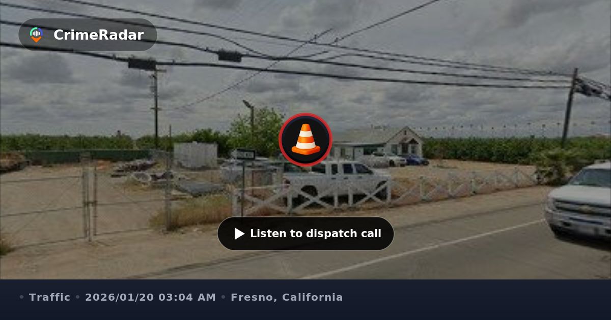 Vehicle goes off roadway near Jensen and Willow, Fresno County CA ...