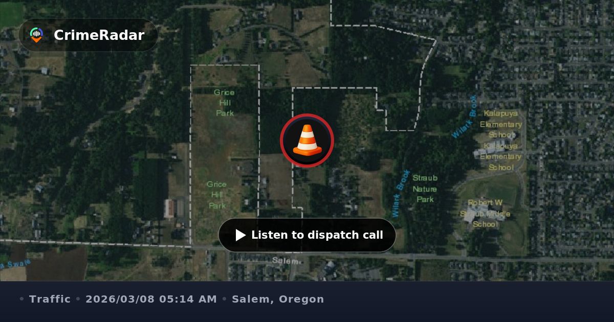 Single-car crash into light pole at West Salem High, Salem OR | CrimeRadar