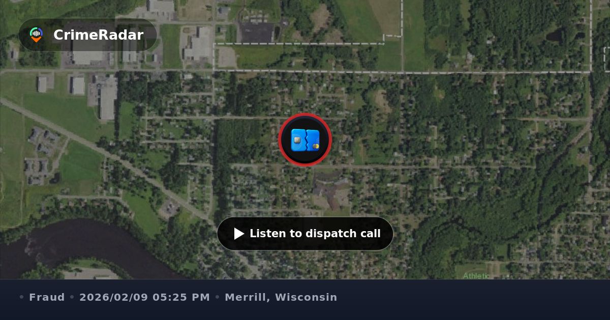 Woman reports phone fraud from jail lobby, Merrill WI | CrimeRadar