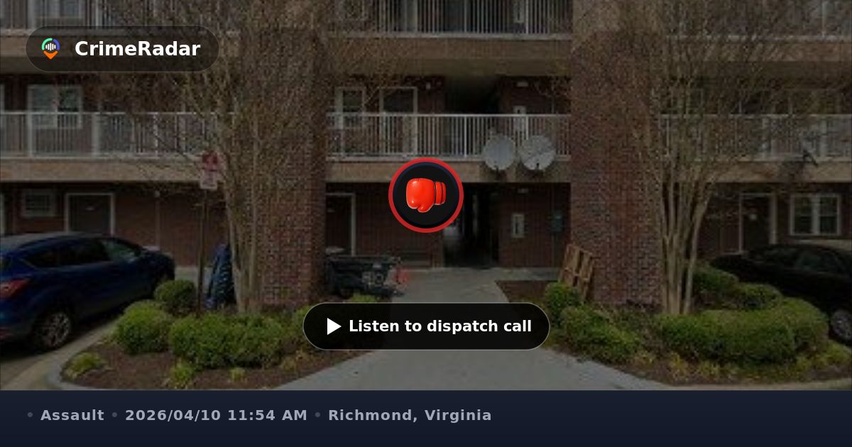 Assault reported at Paragon Place apartment, Richmond VA | CrimeRadar