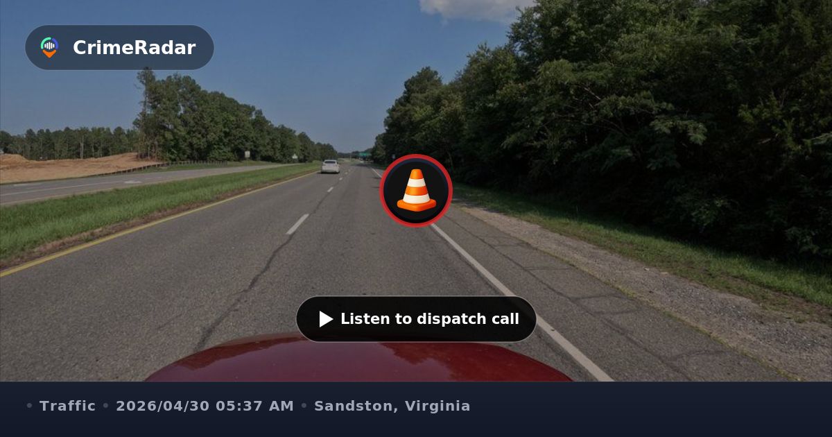 Two-vehicle crash on East Williamsburg Road, Sandston VA | CrimeRadar