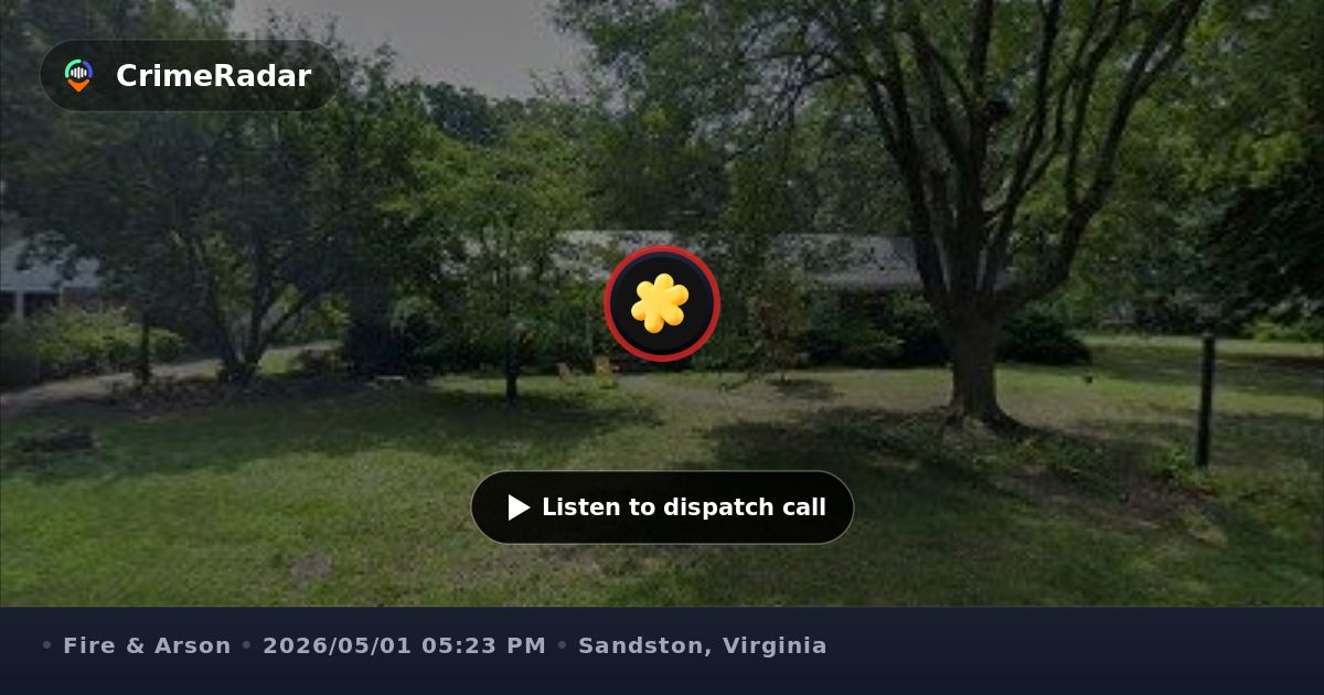 Outside fire reported on Jackson Avenue, Sandston VA | CrimeRadar