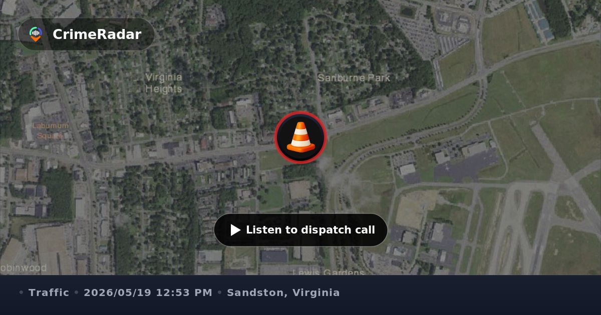 Crash at Eubank Road and Lewis Road, Sandston VA | CrimeRadar