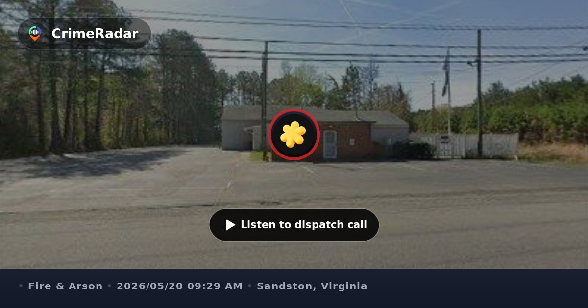 Brush fire on Old Williamsburg Road in Sandston, Sandston VA | CrimeRadar