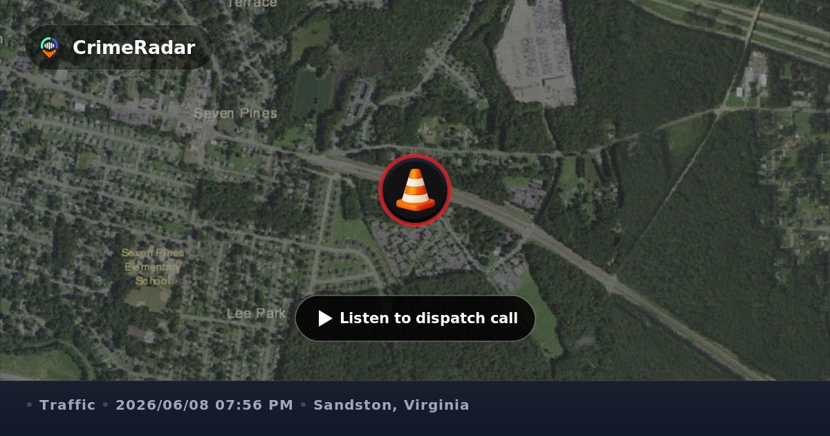 Single vehicle rollover crash on Parham Road, Sandston VA | CrimeRadar