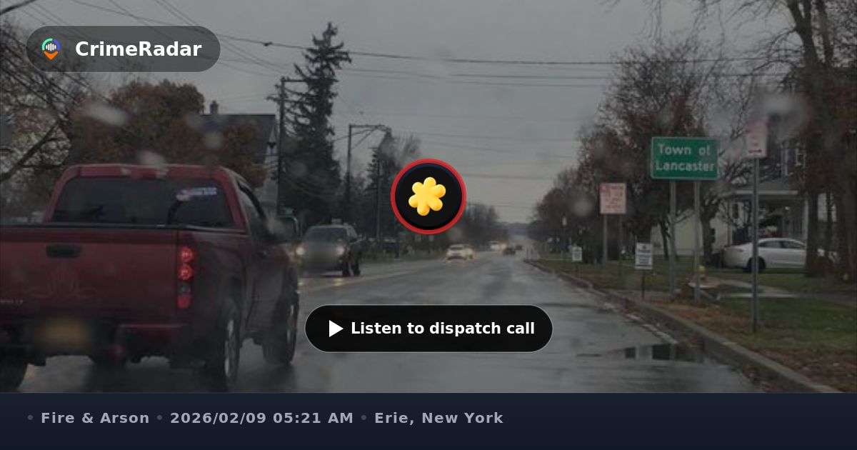 Faulty smoke detector reported on Central Ave, Erie County NY | CrimeRadar