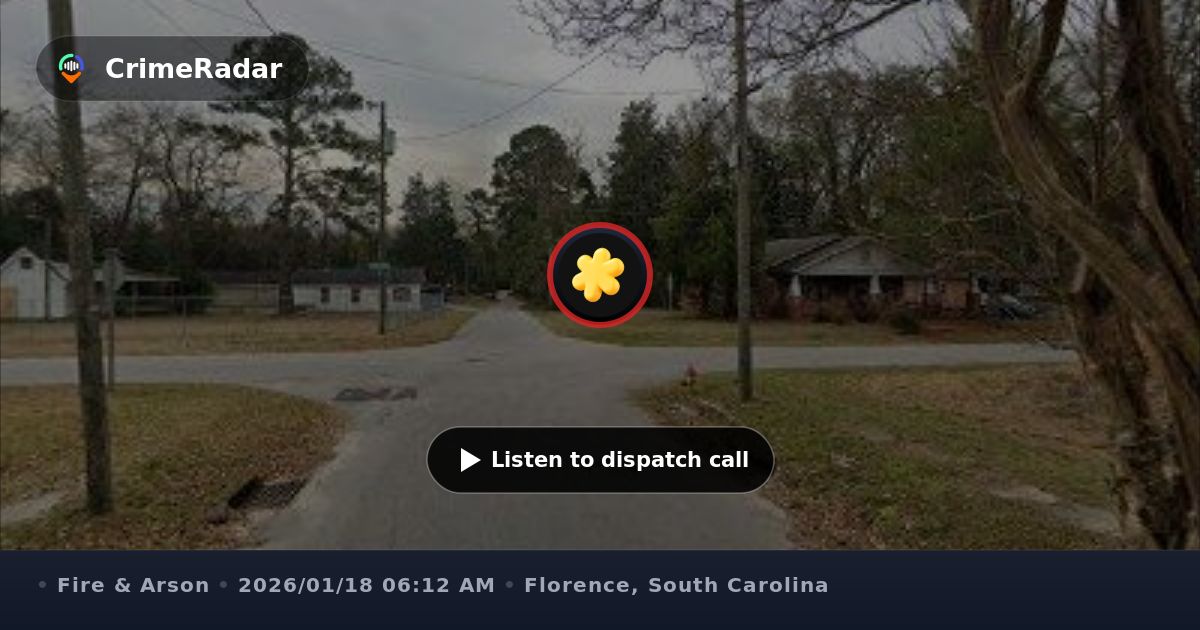 Fire crews investigate appliance fire on Charles St, Florence SC ...