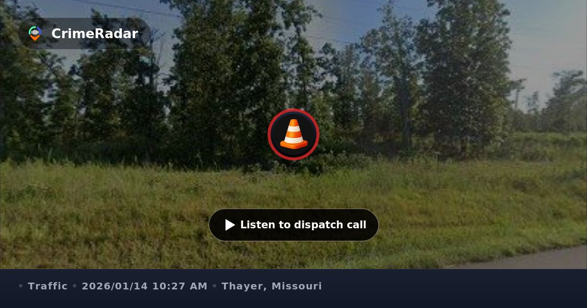 Two-vehicle crash near Red Rock and Highway 90, Thayer MO | CrimeRadar