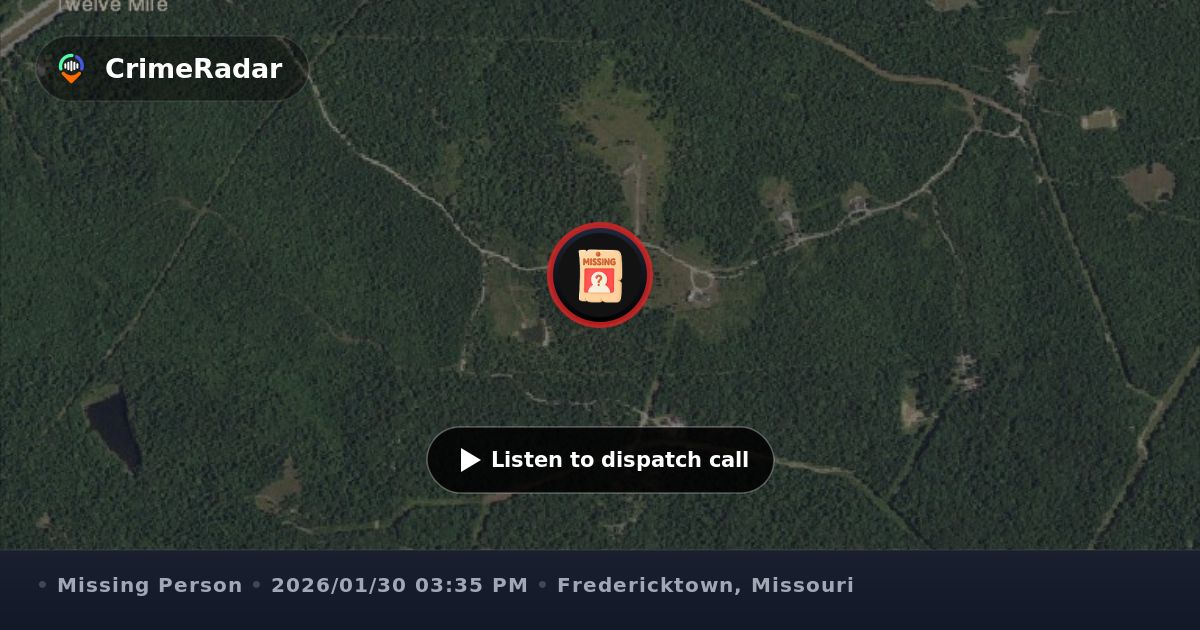 Deputies search for missing child near Madison area, Fredericktown MO ...