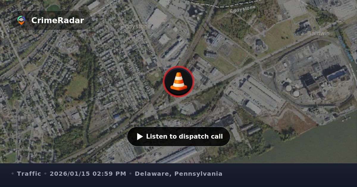 Traffic accident on Route 291 slows vehicles, Delaware County PA ...