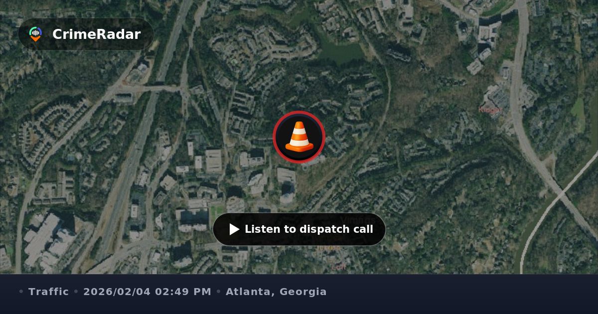 Traffic collision near Paces Ferry Road, Atlanta GA | CrimeRadar