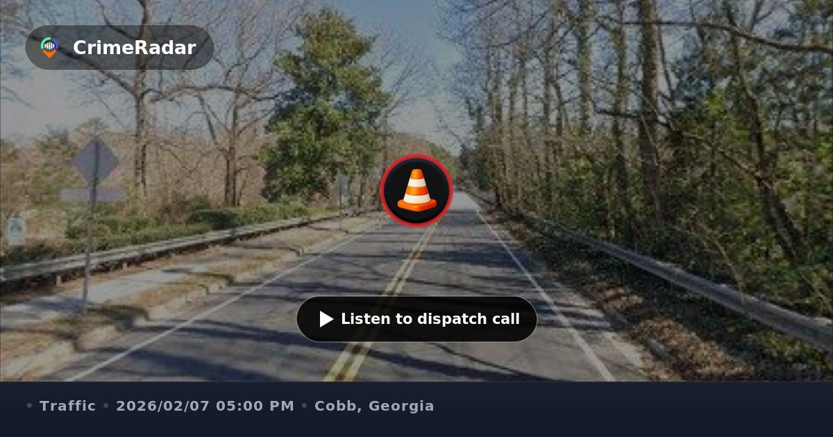 Injuries reported in crash near Paces Ferry Rd, Cobb County GA | CrimeRadar