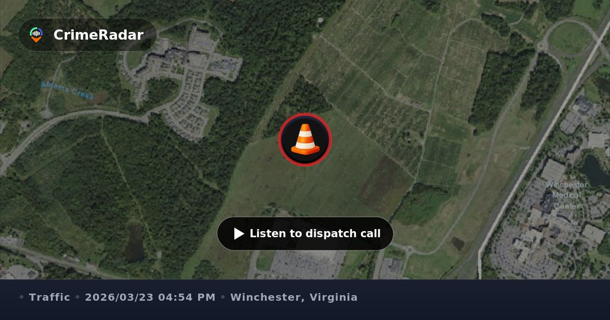 Accident on Northwestern Pike near VDOT shed, Winchester VA | CrimeRadar