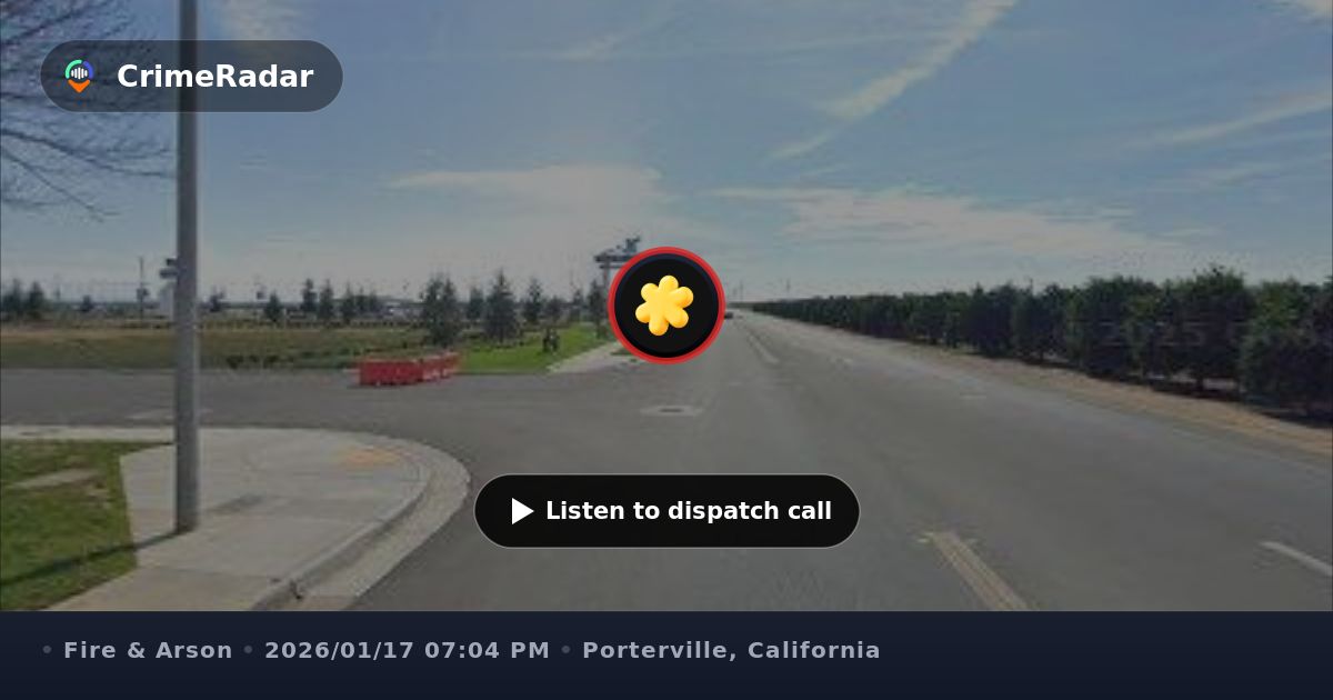 Carbon monoxide alarm prompts evacuation near Connolly Ave, Porterville ...