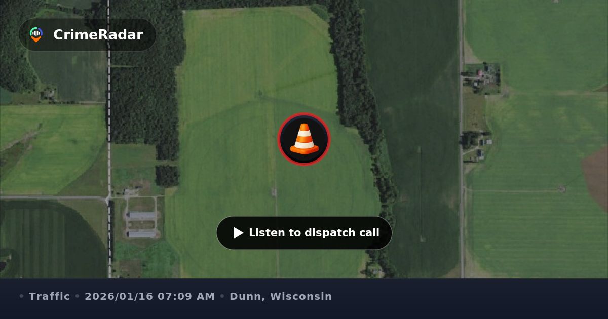 Deputies check on vehicle near County Highway N, Dunn County WI ...