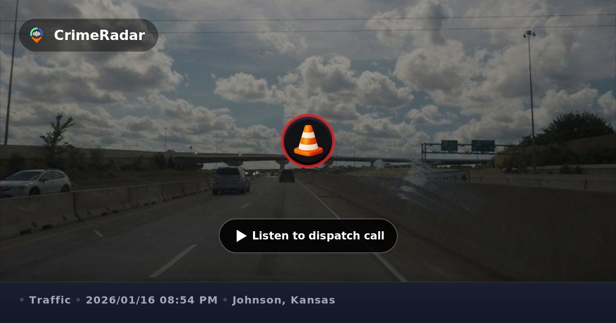 Apparent single-car crash on I-435 near Kansas, Johnson County KS ...