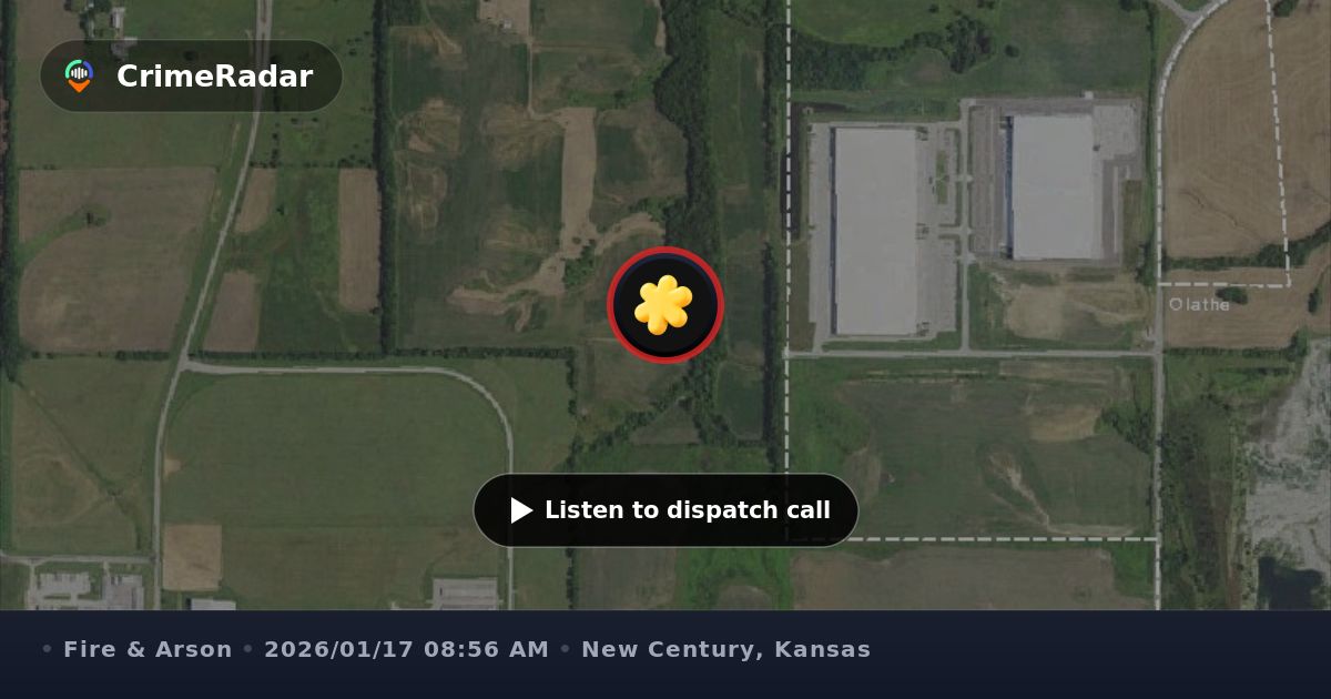 Faulty sensor triggers fire alarm near West 159th St, New Century KS ...