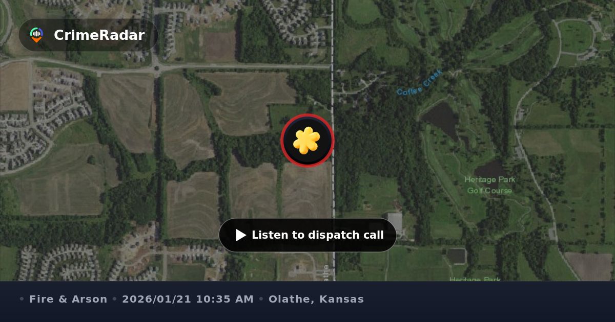 Fire crews address malfunctioning stove, Olathe KS | CrimeRadar