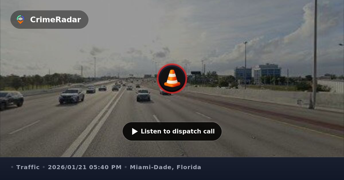 Emergency crews respond near Dolphin Expressway, Miami Dade County FL ...