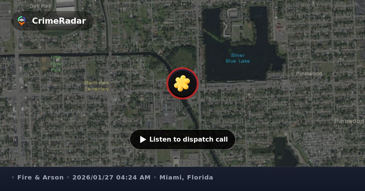 Possible electrical hazard near NW 95th St, Miami FL | CrimeRadar