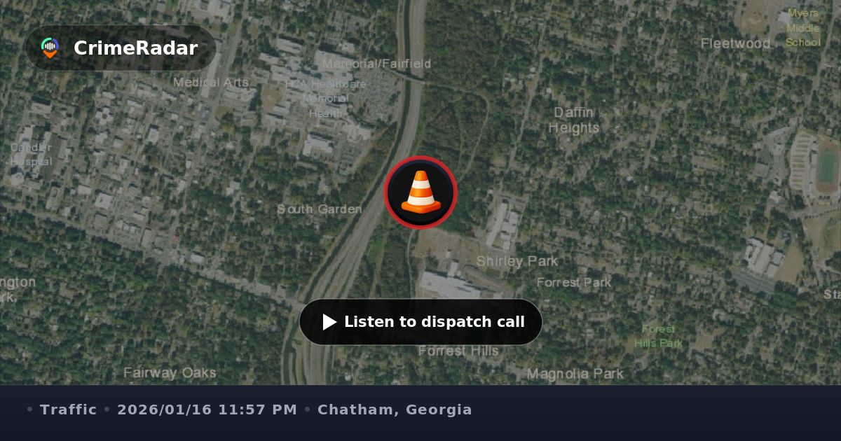 Traffic crash with injury near Truman Parkway, Chatham County GA ...
