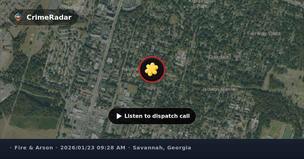 Fire crews respond to false alarm on Wheeler St, Savannah GA | CrimeRadar