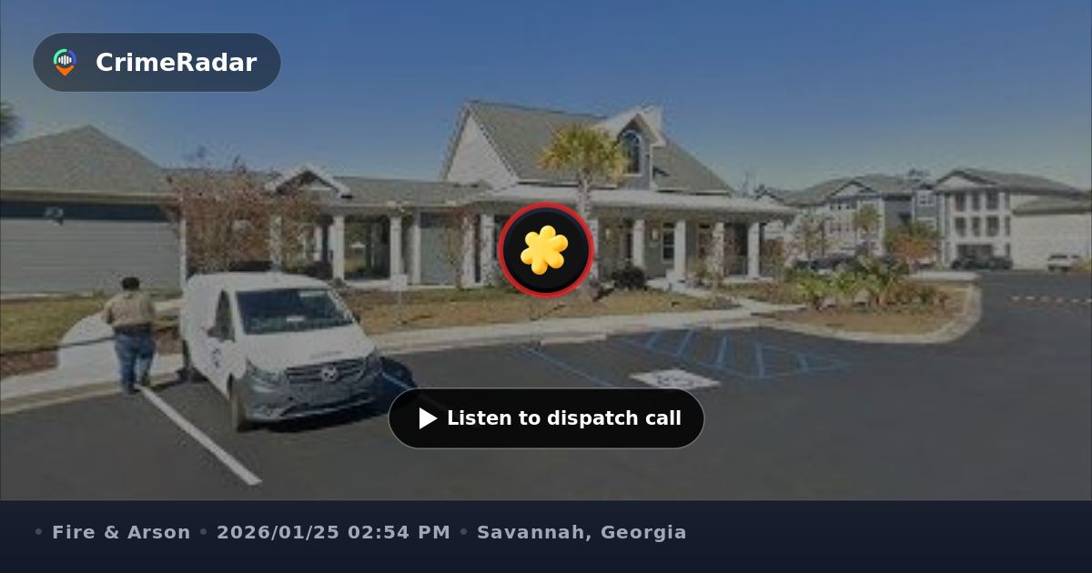 Fire crews respond to alarm at The Slate Apartments, Savannah GA ...