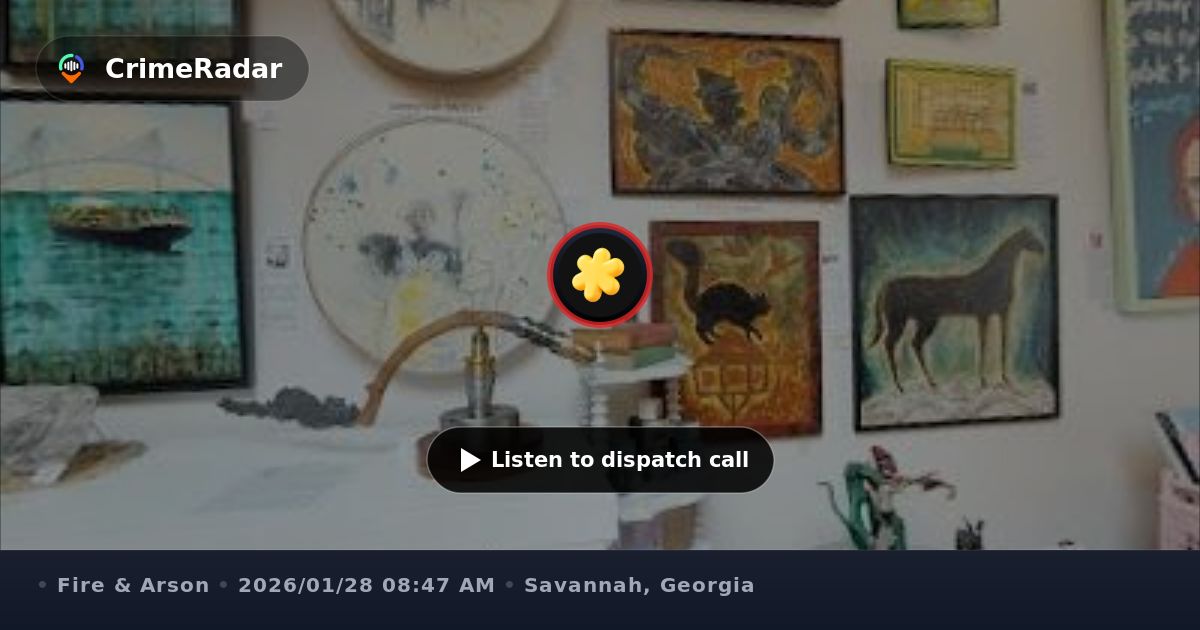 Fire crews handle building fire near Whitaker St, Savannah GA | CrimeRadar