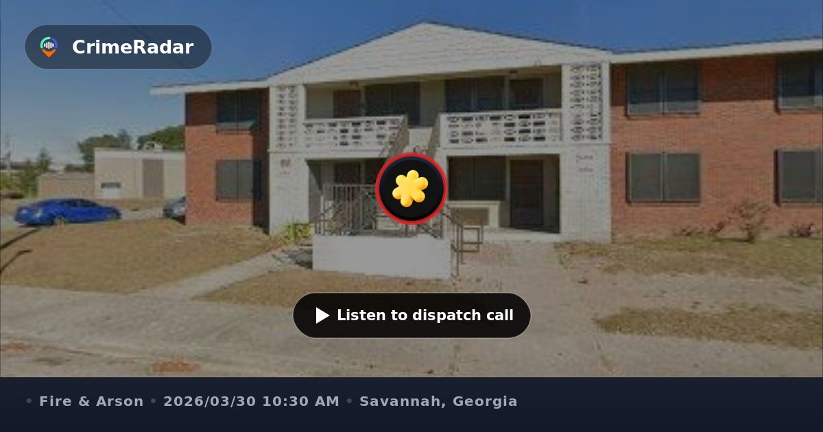 High-rise apartment fire near Brewer Street in Savannah, Savannah GA ...