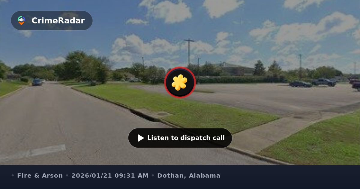 Fire crews manage house fire near Westside Dr, Dothan AL | CrimeRadar