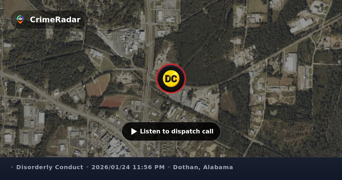 Apparent argument in parking lot near East Main St, Dothan AL | CrimeRadar