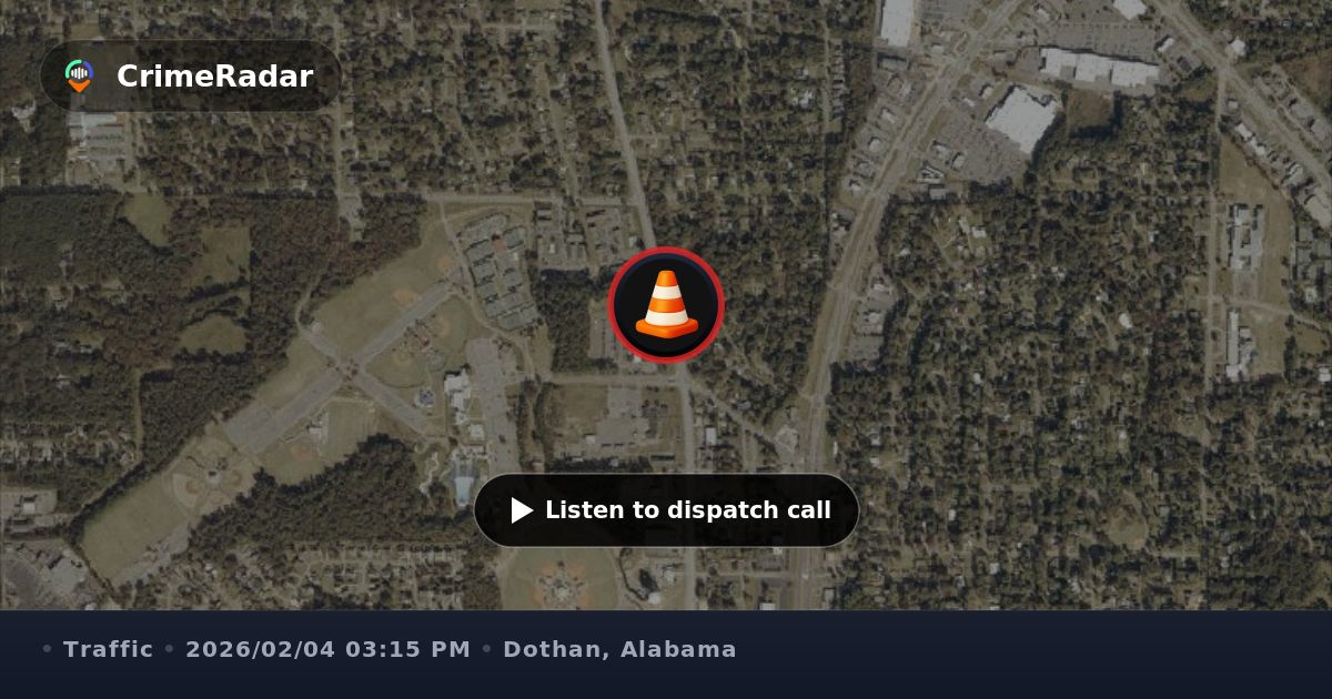 Three-vehicle crash near Westgate and Perry Ave, Dothan AL | CrimeRadar