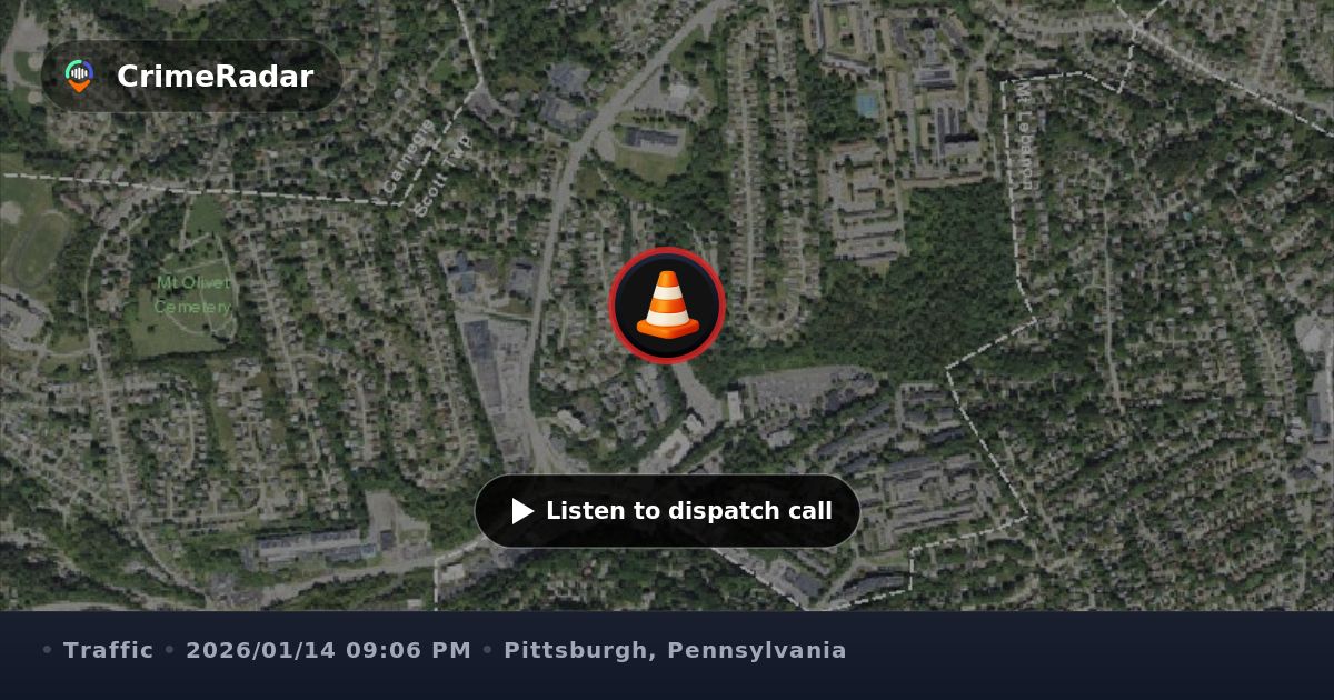 Disabled vehicle near dialysis clinic on High Pointe Dr, Pittsburgh PA ...