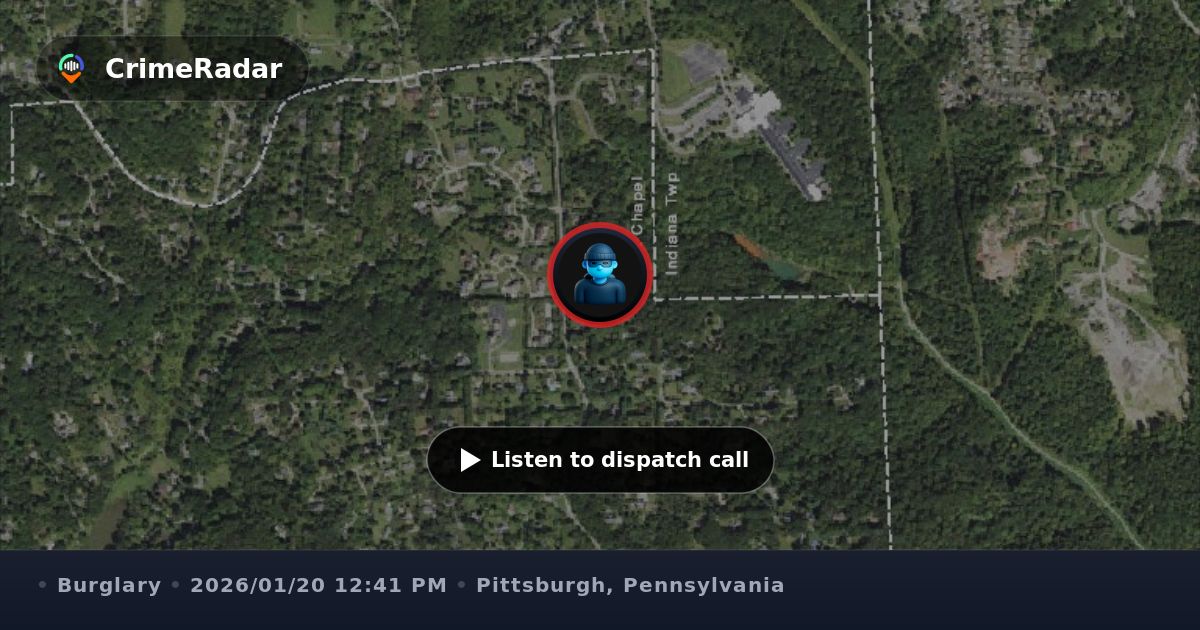 False alarm at residence on Fox Chapel Rd, Pittsburgh PA | CrimeRadar